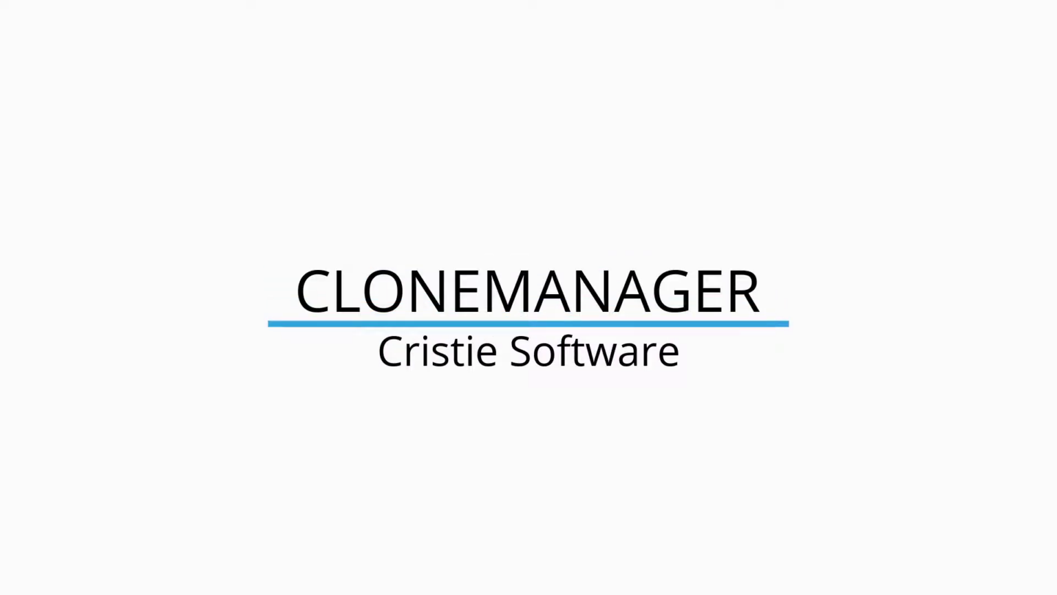 CloneManager System Migration | Backup & Disaster Recovery Software ...